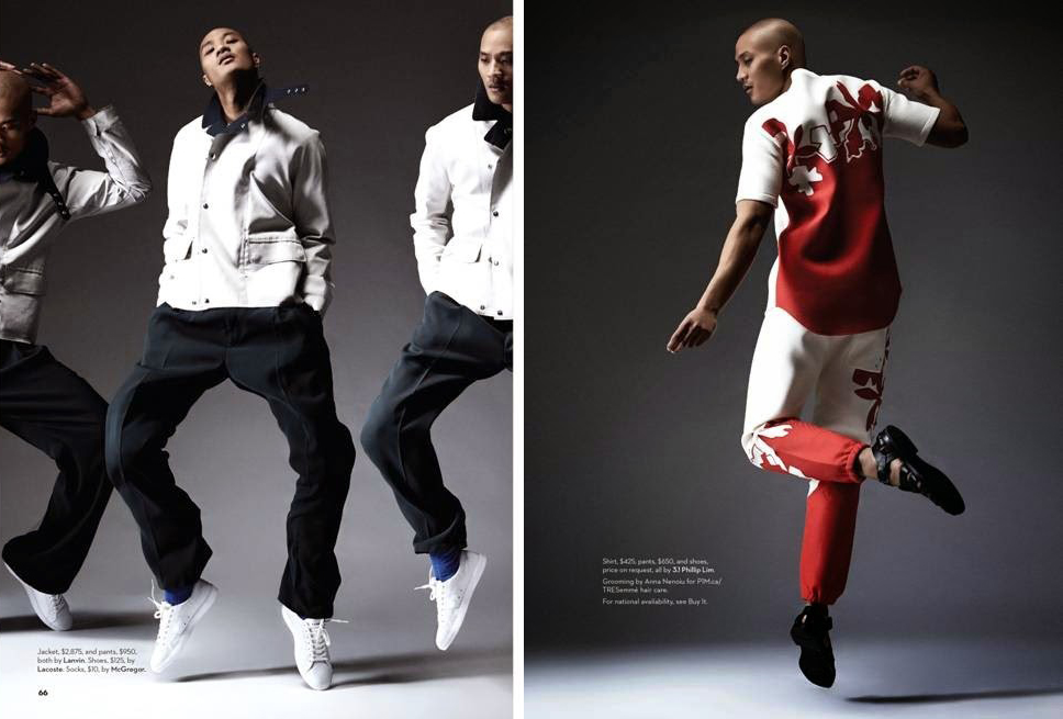 Paolo Roldan Hits the Studio Dancing for Men’s Fashion – The Fashionisto