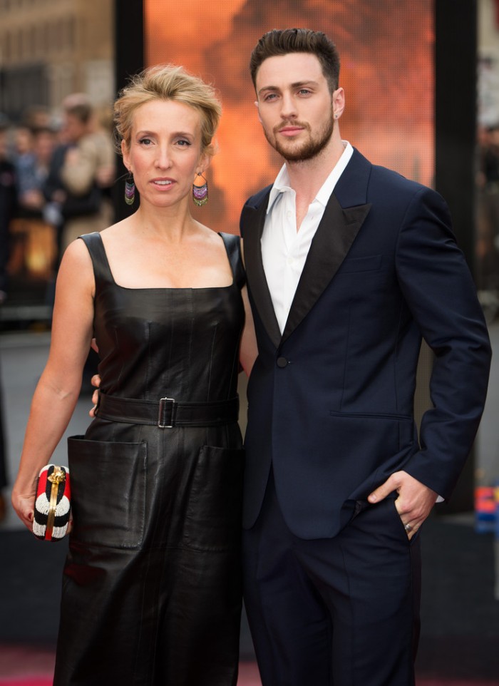 Aaron Taylor-Johnson Wears Alexander McQueen to Godzilla Premiere – The ...