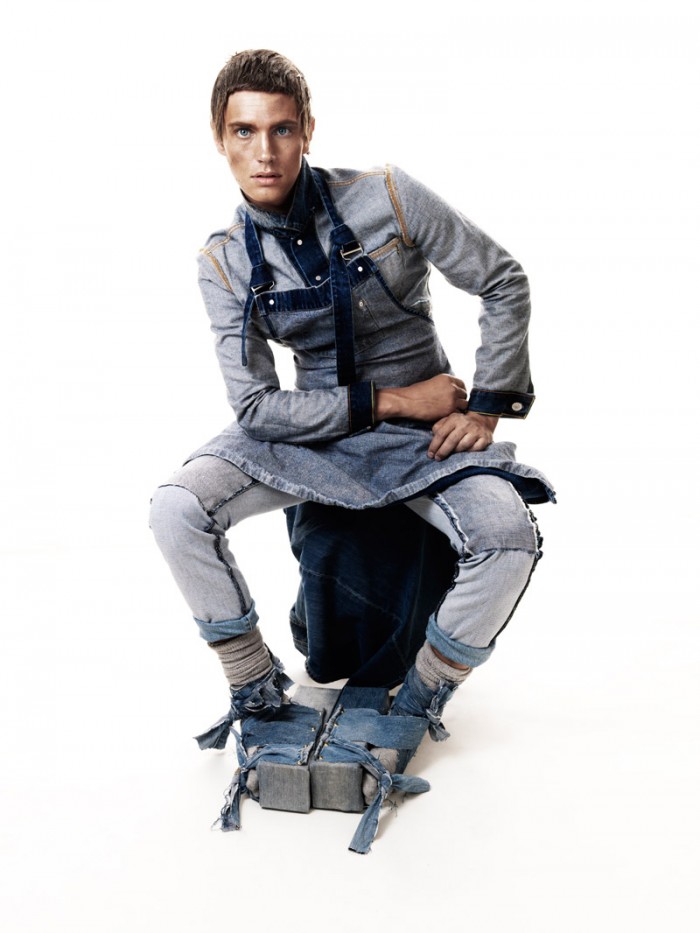Denim Mayhem! Andrew Smith is Layered for Manuscript – The Fashionisto