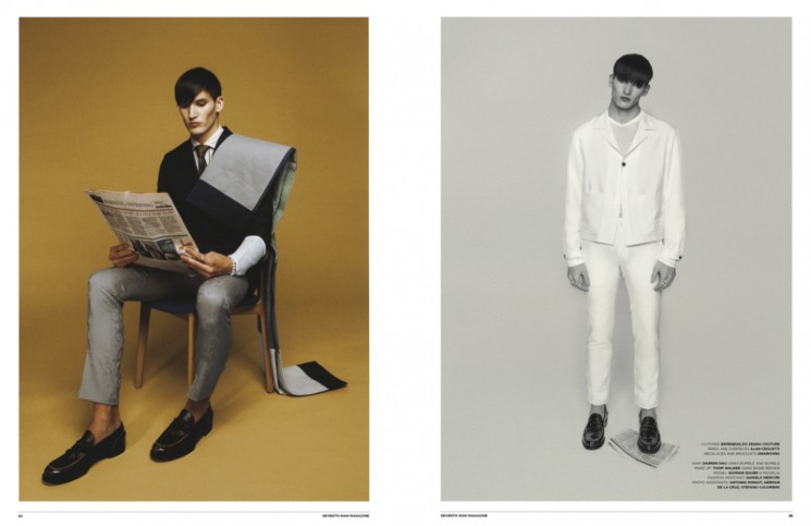 Read All About It: Dominik Bauer Sports Ermenegildo Zegna Couture for ...