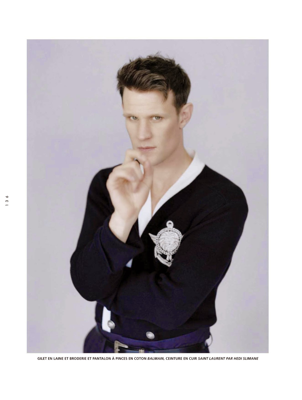 Matt Smith Covers L’Officiel Hommes Paris – The Fashionisto