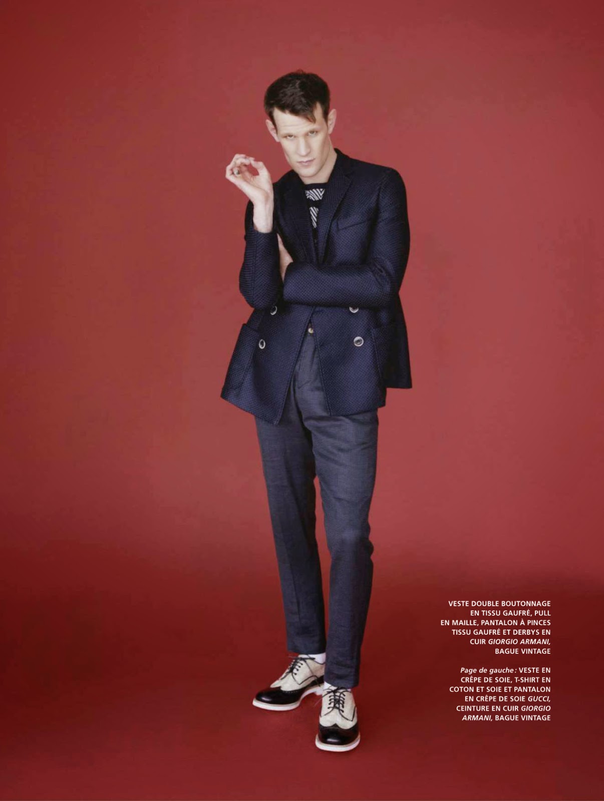 Matt Smith Covers L’Officiel Hommes Paris – The Fashionisto