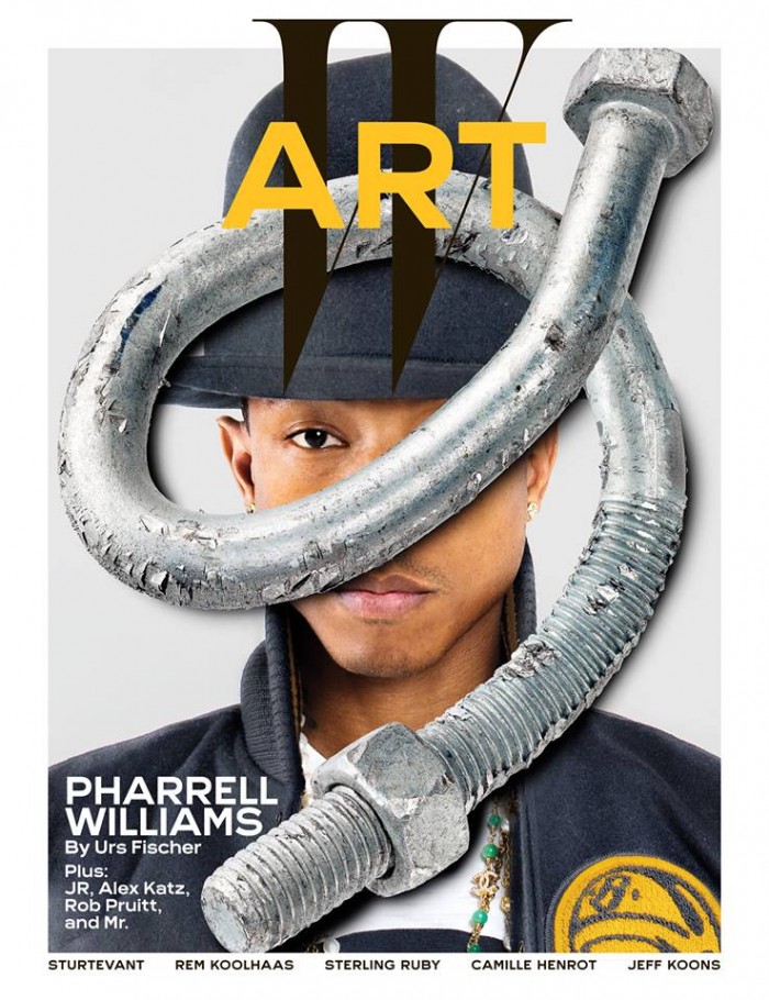 Brand New! Pharrell Covers W Art Issue + Notion Magazine – The Fashionisto