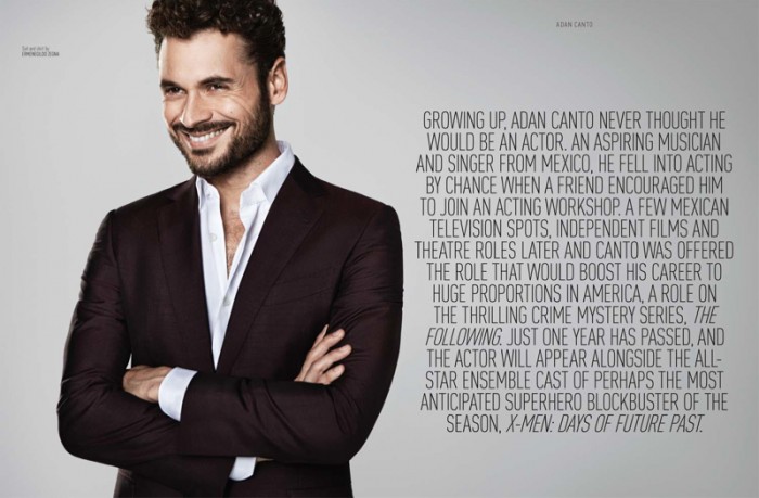 X-Men's Adan Canto for August Man – The Fashionisto