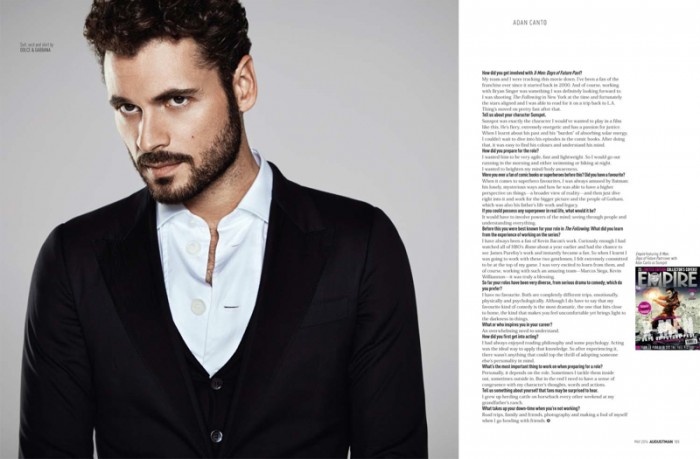 X-Men's Adan Canto for August Man – The Fashionisto