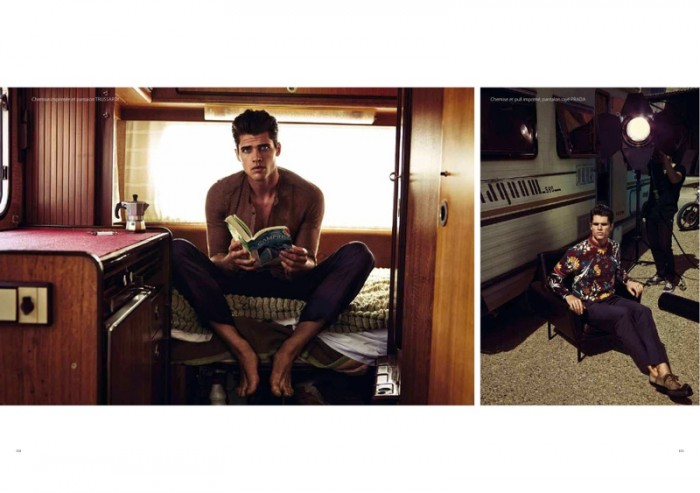 Brian Shimansky On Set for Apollo Magazine – The Fashionisto