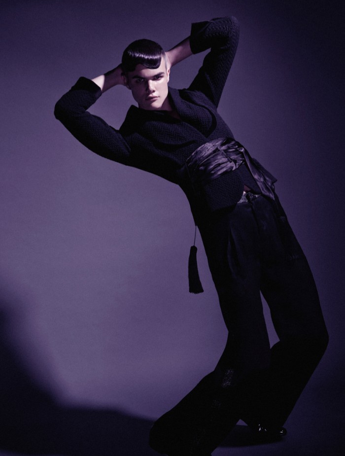 Artisan: Paul Tockuss Models Dark Styles for FASHIONTREND Australia ...