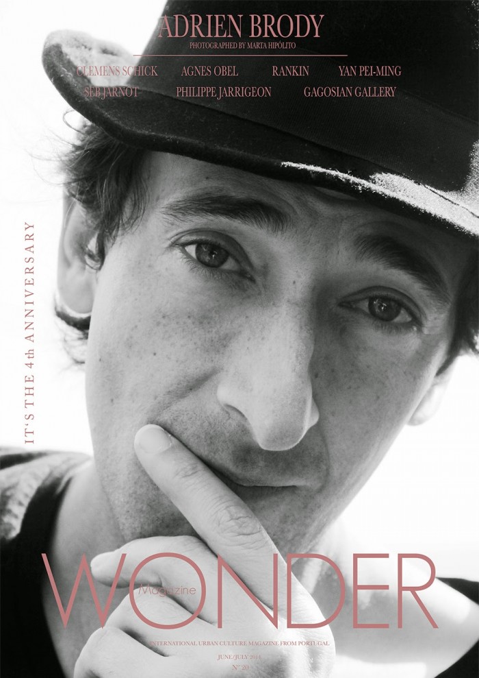 Adrien Brody Covers Wonder Magazine – The Fashionisto