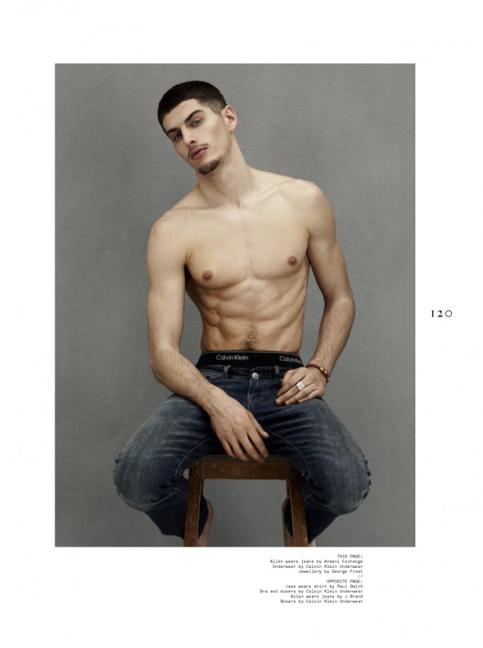 Allen Taylor Rocks Calvins for Clash Magazine Shoot – The Fashionisto