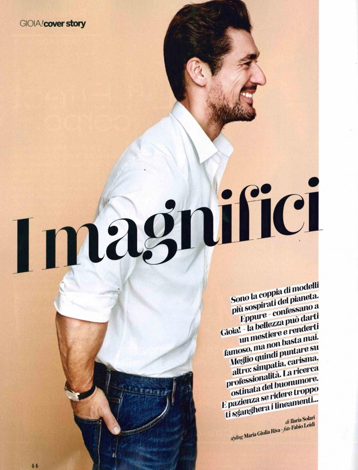 David Gandy Covers Gioia! in Dolce & Gabbana – The Fashionisto