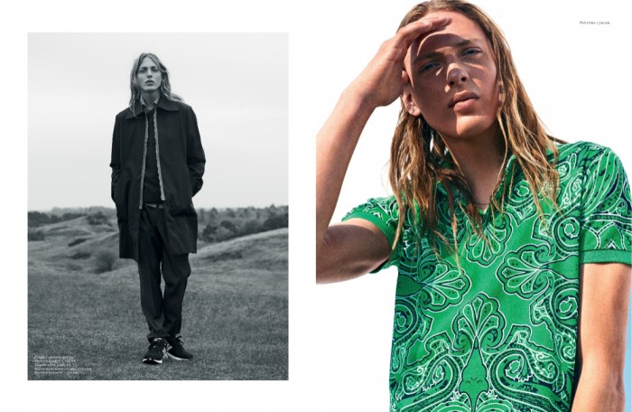 Model Erik Andersson Takes in a Casual Summer with Cover Man – The ...