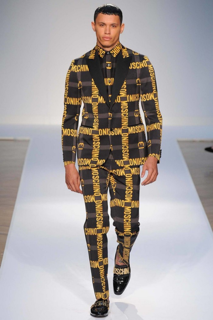 Moschino Spring/Summer 2015 | London Collections: Men – The Fashionisto