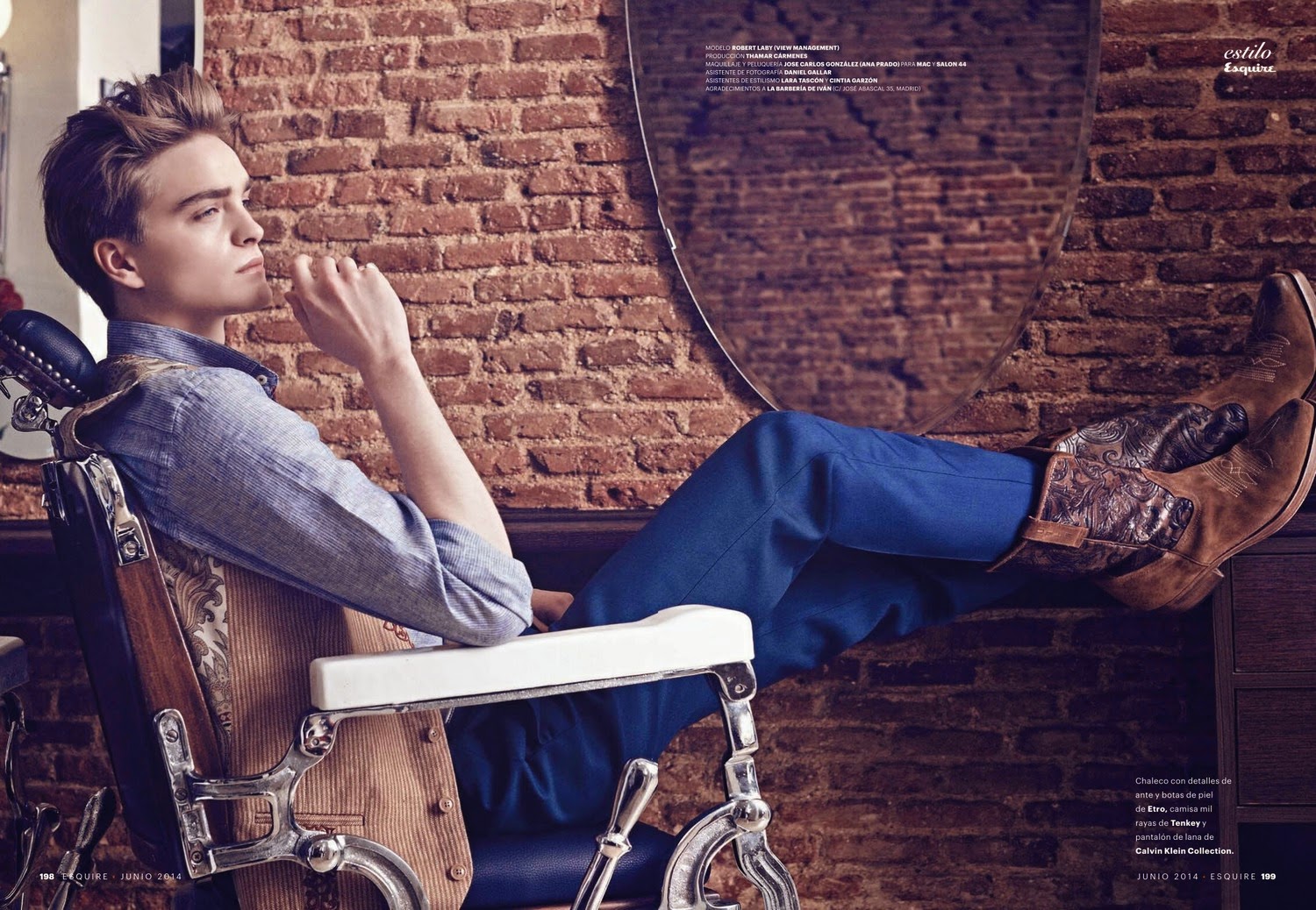 Walk the Line: Robert Laby is an Urban Cowboy for Esquire España – The ...