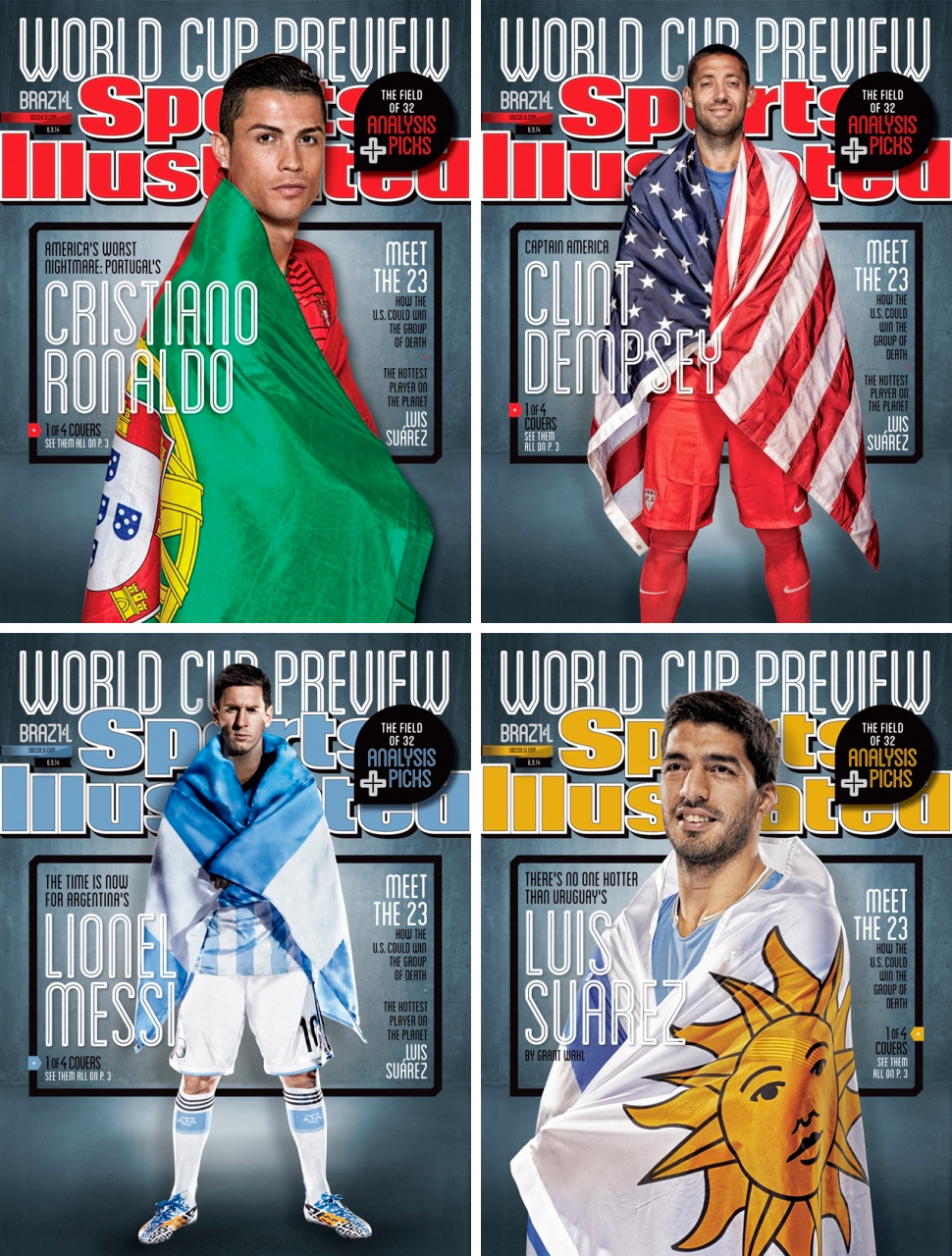 World Cup Stars Cover Sports Illustrated Ahead of Tournament – The ...