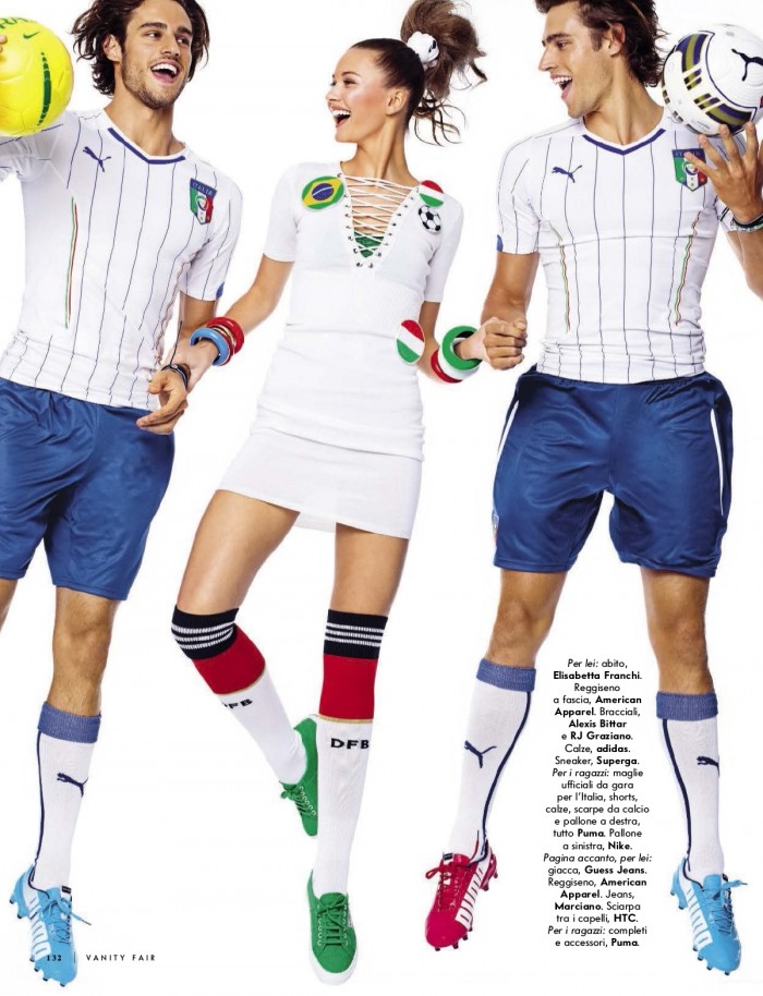 Gol! Jordan & Zac Stenmark Celebrate the World Cup with Vanity Fair ...