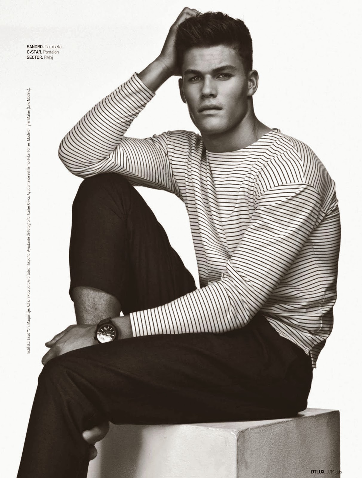 Tyler Maher Models Relaxed Summer Styles for DT Spain – The Fashionisto