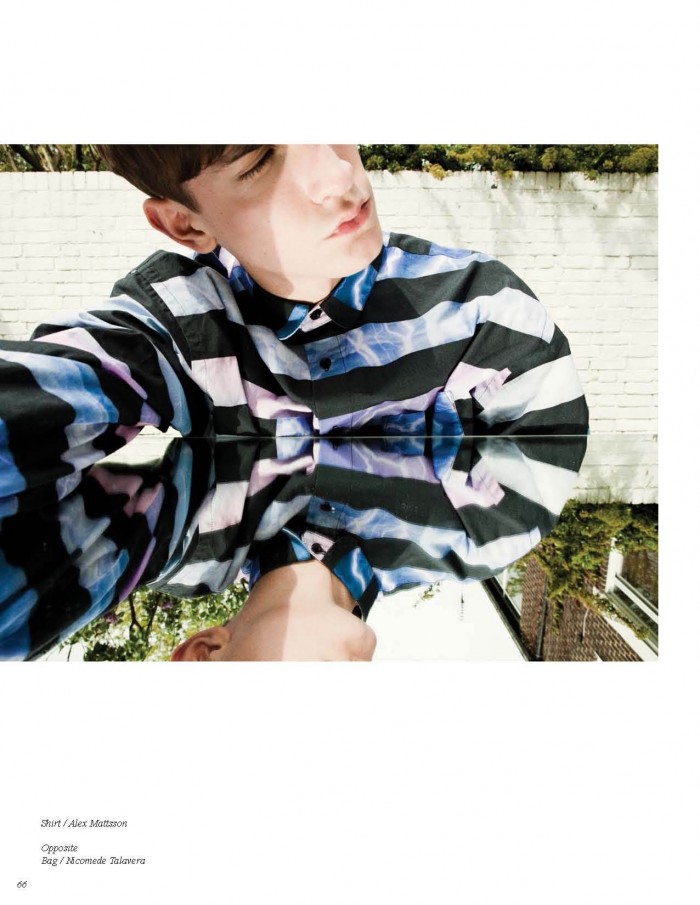 Harry Curran + Bradley Reed Play with Mirrors for Schön! – The Fashionisto