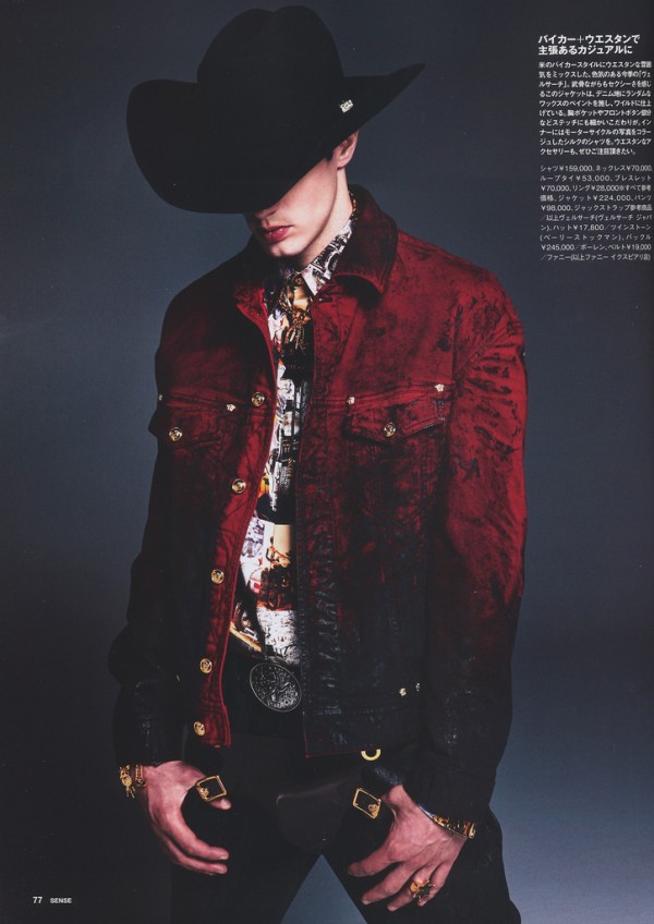 Aaron Vernon Models Fall Designer Looks for Sense Magazine – The ...