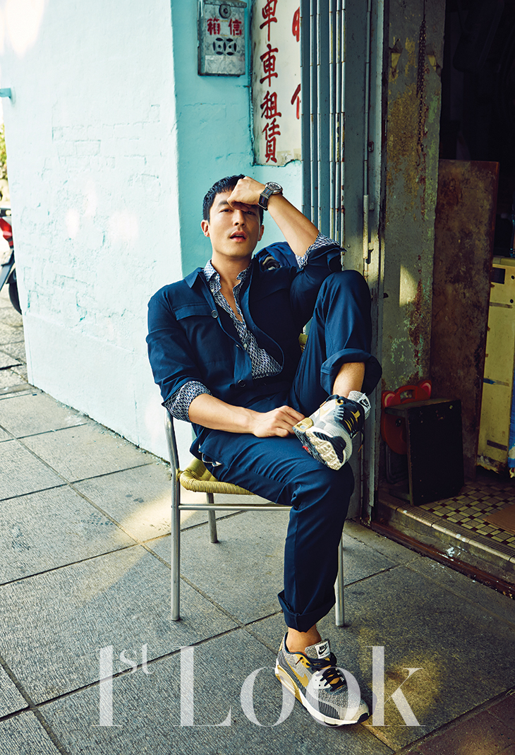 Daniel Henney Models Summer Styles for 1st Look