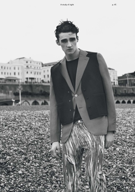 Elliot Vulliod Wears Mesh & Sportswear for Optology – The Fashionisto