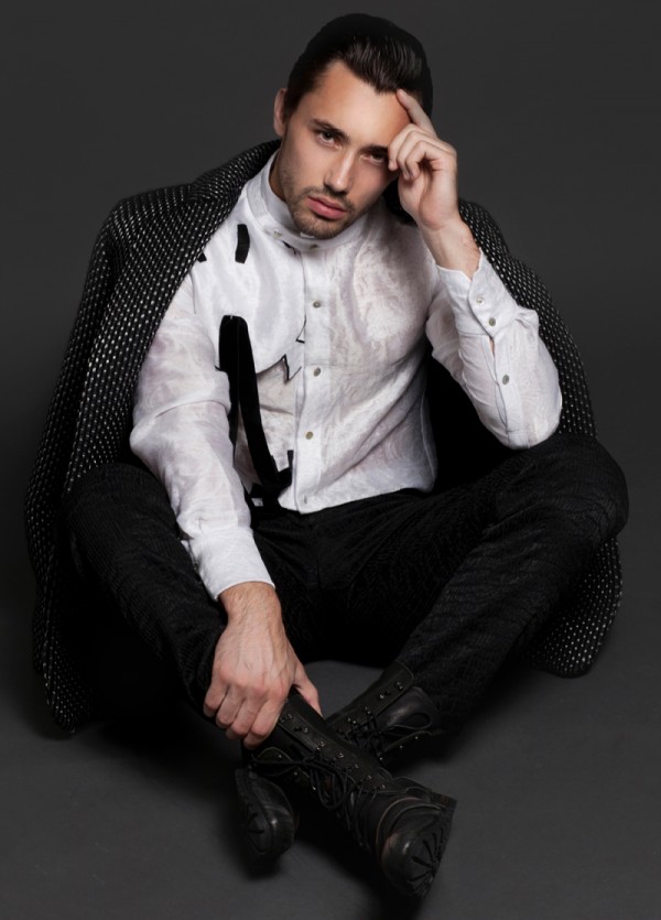 Gasper Tratnik Poses for Images by Nino Yap – The Fashionisto