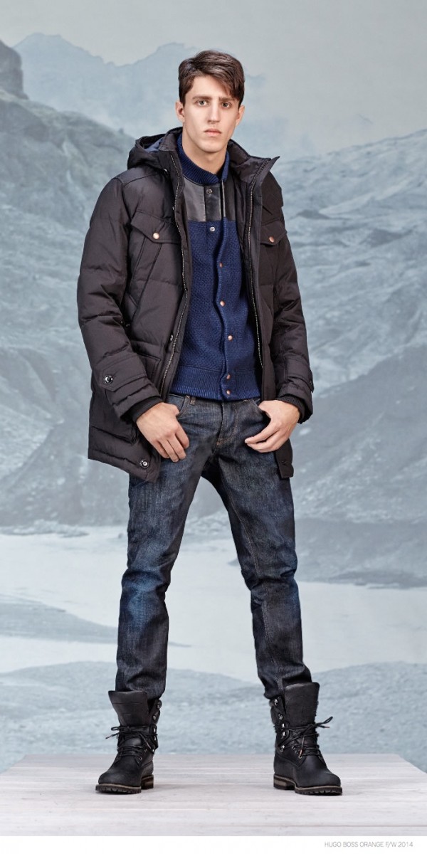 Hugo Boss Orange Revisits Men's Denim Styles for Fall/Winter 2014