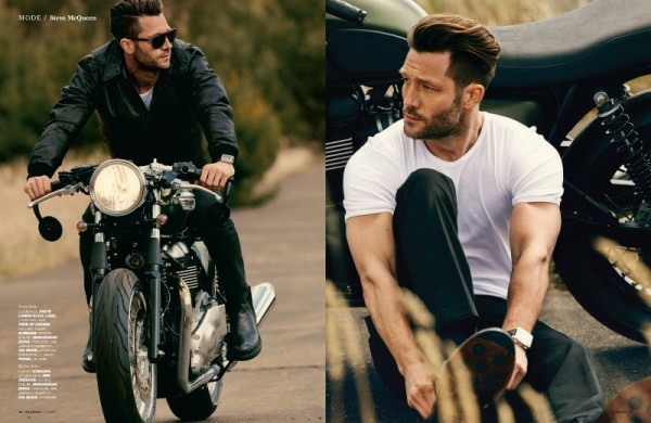 John Halls Rocks Moto Styles for GQ Germany – The Fashionisto