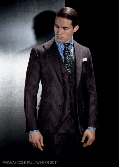 Phineas Cole Presents Elegant Suits for Gotham-Inspired Fall 2014 ...