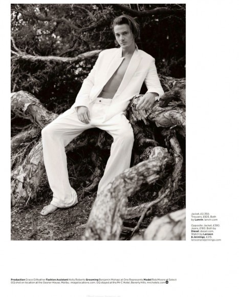 Rob Moore Sports White Summer Fashions for GQ UK – The Fashionisto