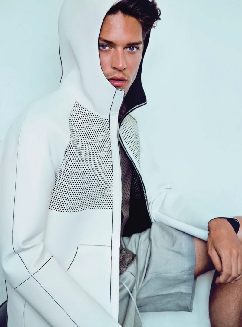 Cesar Casier Models Strong Summer Looks for August Man Malaysia – The ...