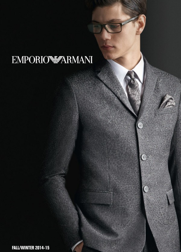 Emporio Armani Showcases Tailored Fashions For Fall Winter 2014