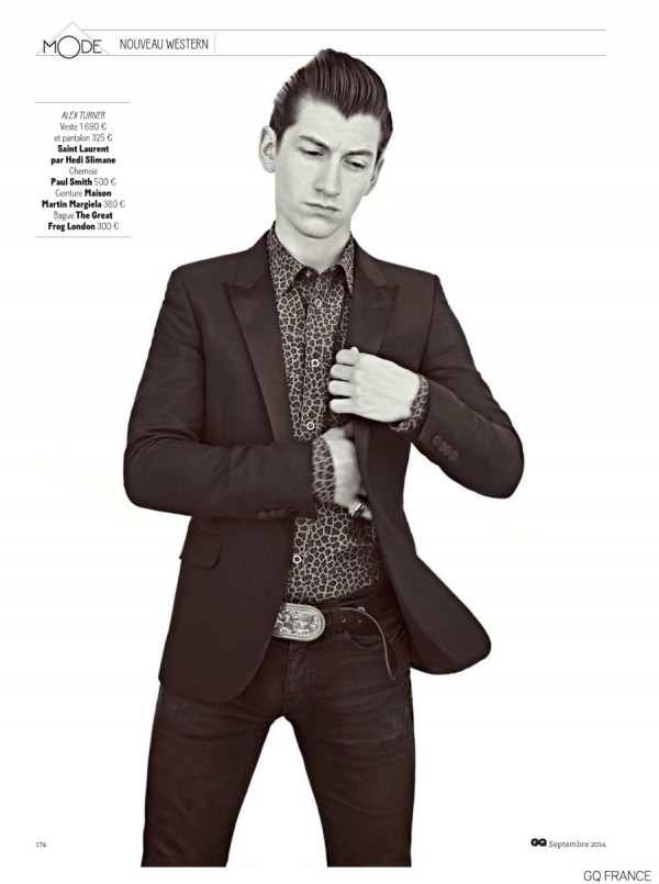 Arctic Monkeys’ Alex Turner Stars in Western Themed Shoot for GQ France ...
