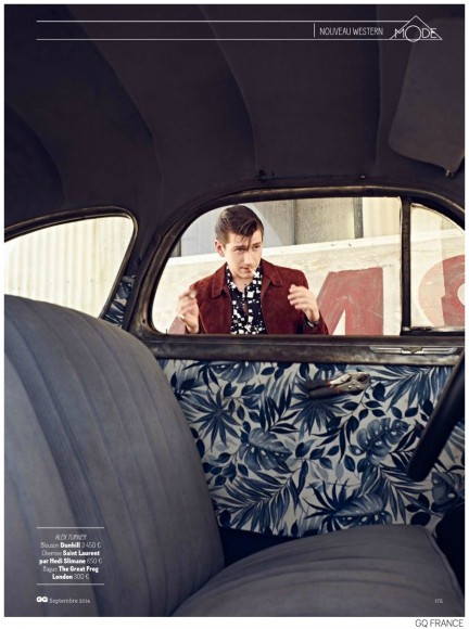 Arctic Monkeys’ Alex Turner Stars in Western Themed Shoot for GQ France ...