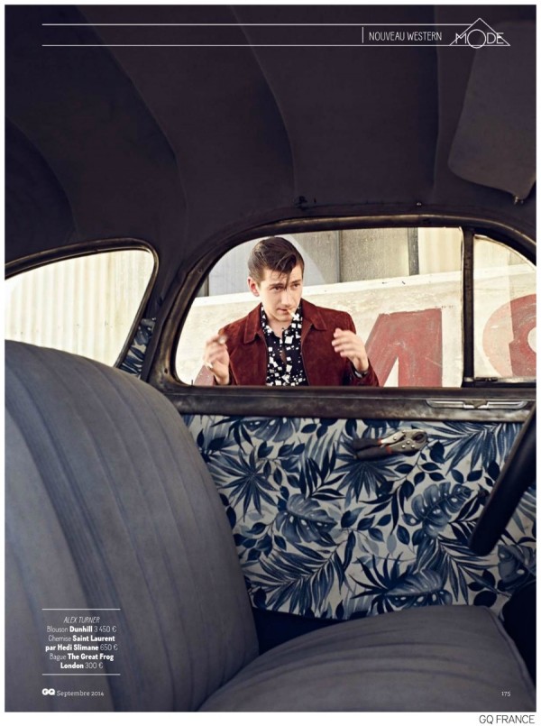Arctic Monkeys’ Alex Turner Stars in Western Themed Shoot for GQ France ...