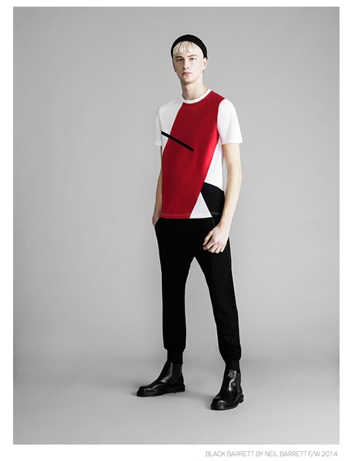 Neil Barrett Embraces Color Blocking for Black Barrett Fall/Winter 2014 ...