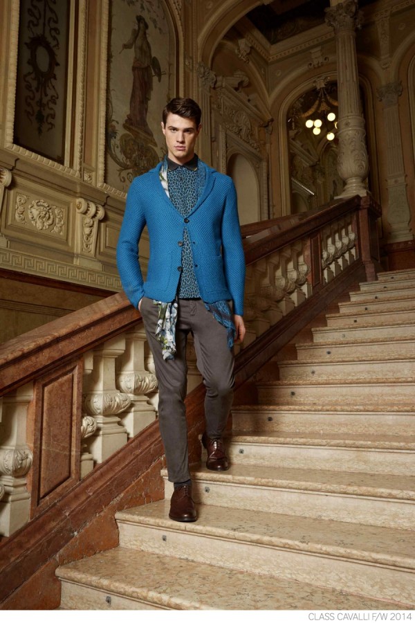 Class Cavalli Unveils Printed Suiting + Sportswear for Fall/Winter 2014 ...