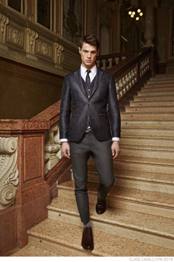 Class Cavalli Unveils Printed Suiting + Sportswear for Fall/Winter 2014 ...