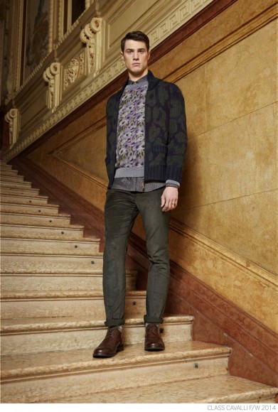 Class Cavalli Unveils Printed Suiting + Sportswear for Fall/Winter 2014 ...