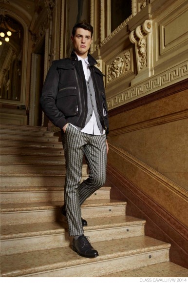 Class Cavalli Unveils Printed Suiting + Sportswear for Fall/Winter 2014 ...
