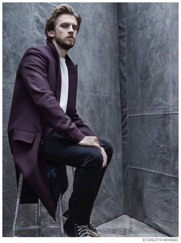 Dan Stevens Poses for New Photos by Carlotta Manaigo – The Fashionisto