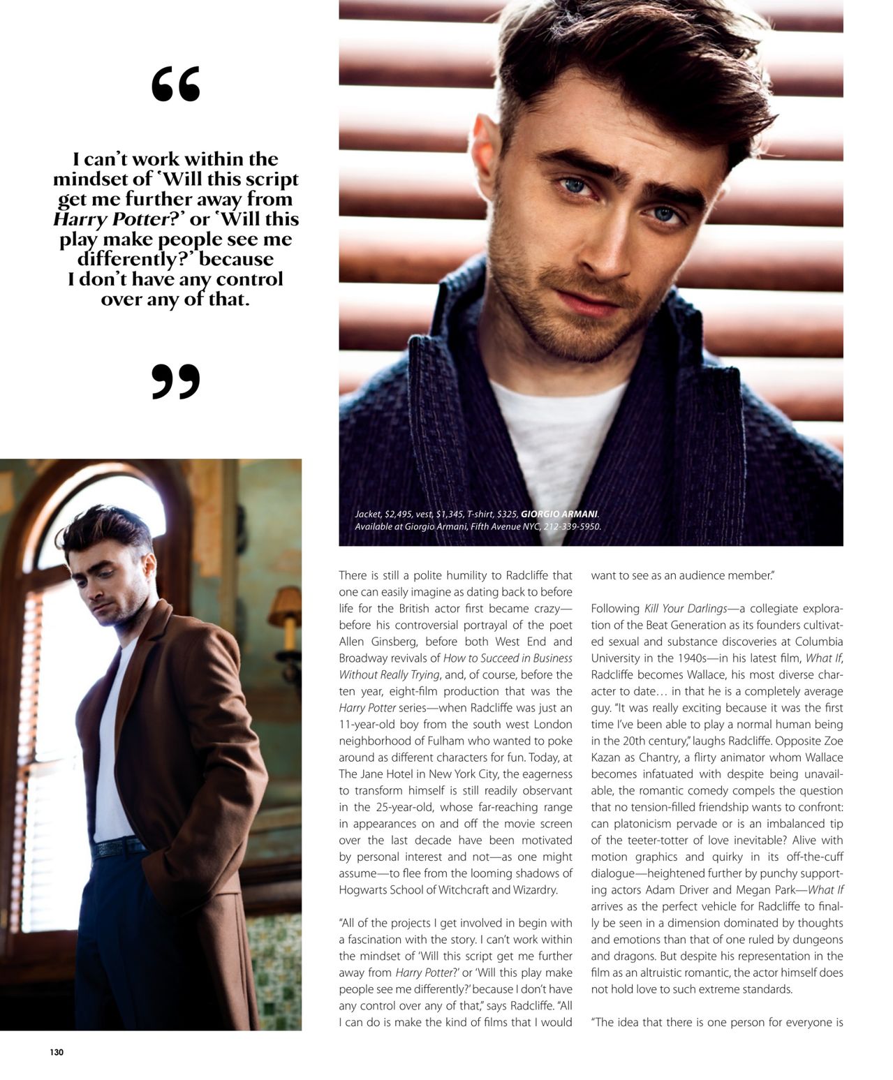 Daniel Radcliffe by Kevin Sinclair for Essential Homme August/September ...