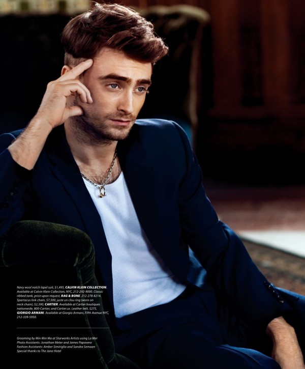 Daniel Radcliffe by Kevin Sinclair for Essential Homme August/September ...
