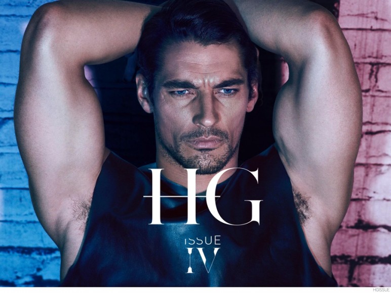 David Gandy Poses Shirtless in Leather + Jeans for HGIssue – The ...