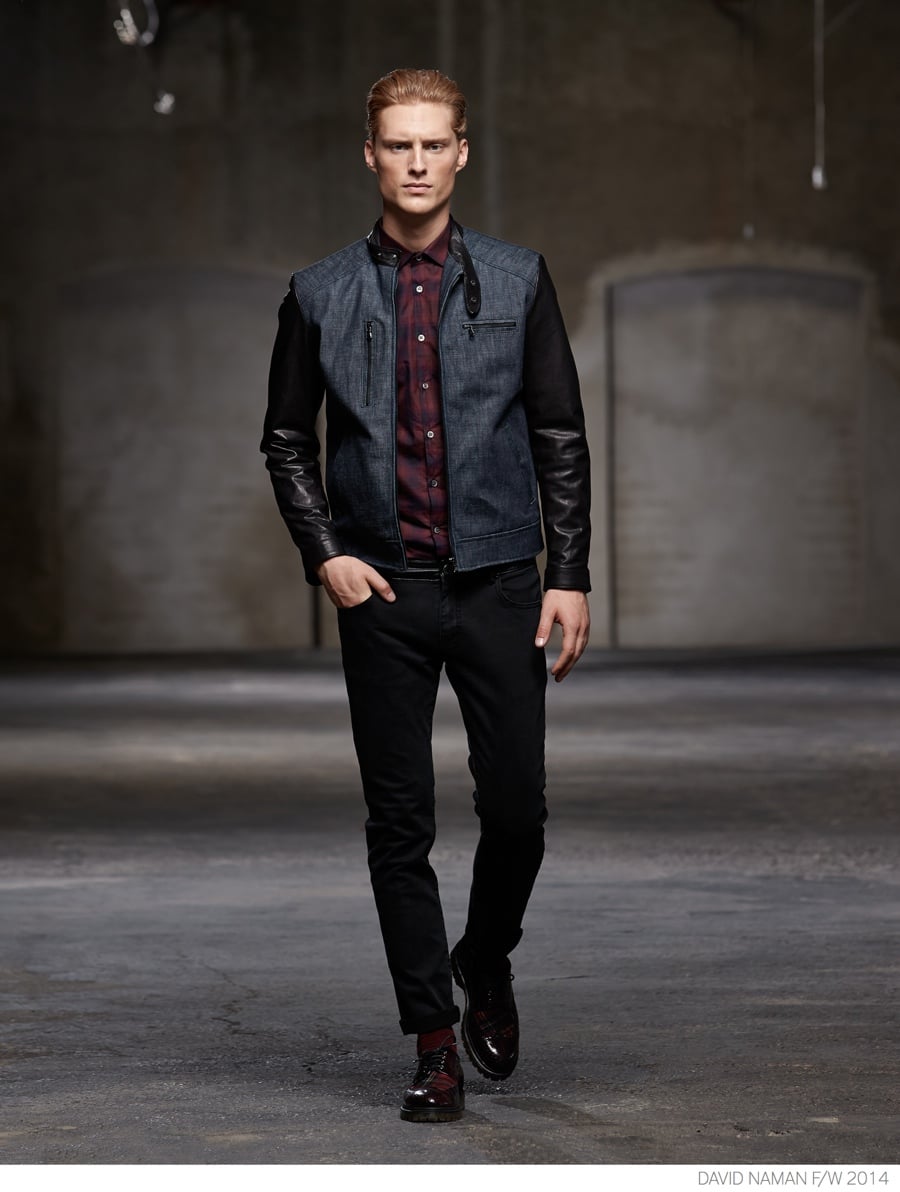 David Naman Embraces Modern Grunge Styles for Fall/Winter 2014 ...
