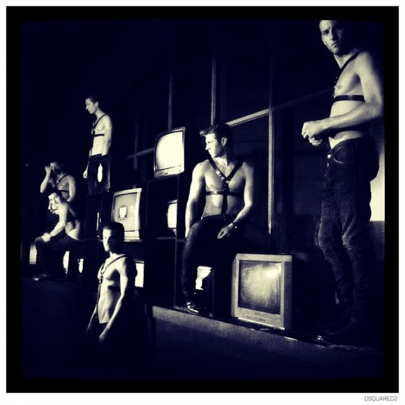 Dsquared2 Wilds Out in Leather Harnesses for ‘Wild’ Celebration – The ...