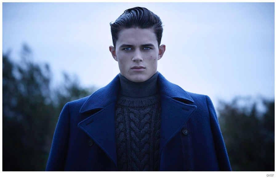 George Elliot Wears Tailored Autumn Fashions for QVEST – The Fashionisto