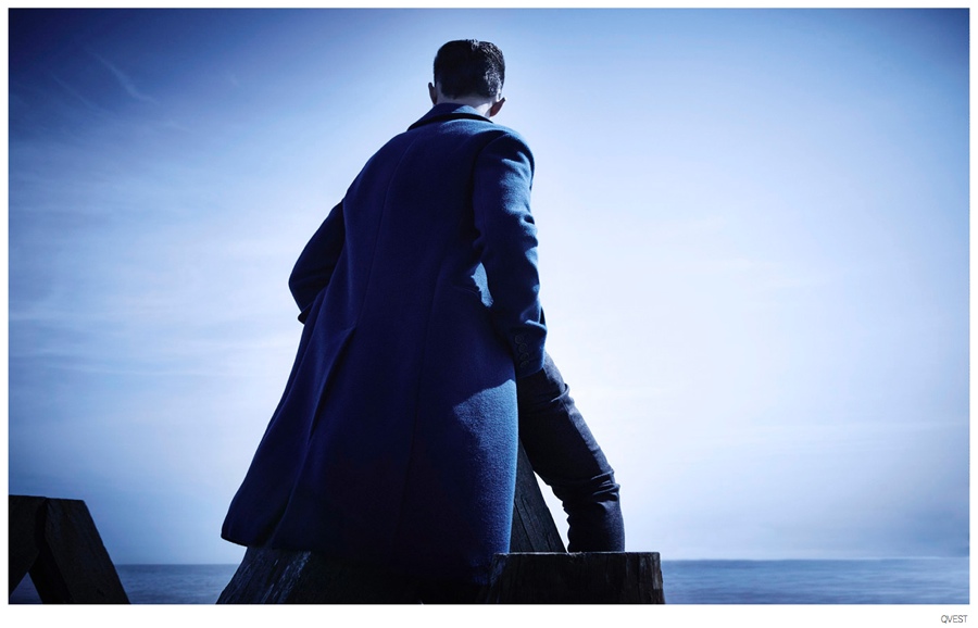 George Elliot Wears Tailored Autumn Fashions for QVEST – The Fashionisto