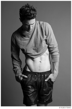 Ruben Tomas Shoots Jeremy Santucci in Athletic Styles – The Fashionisto