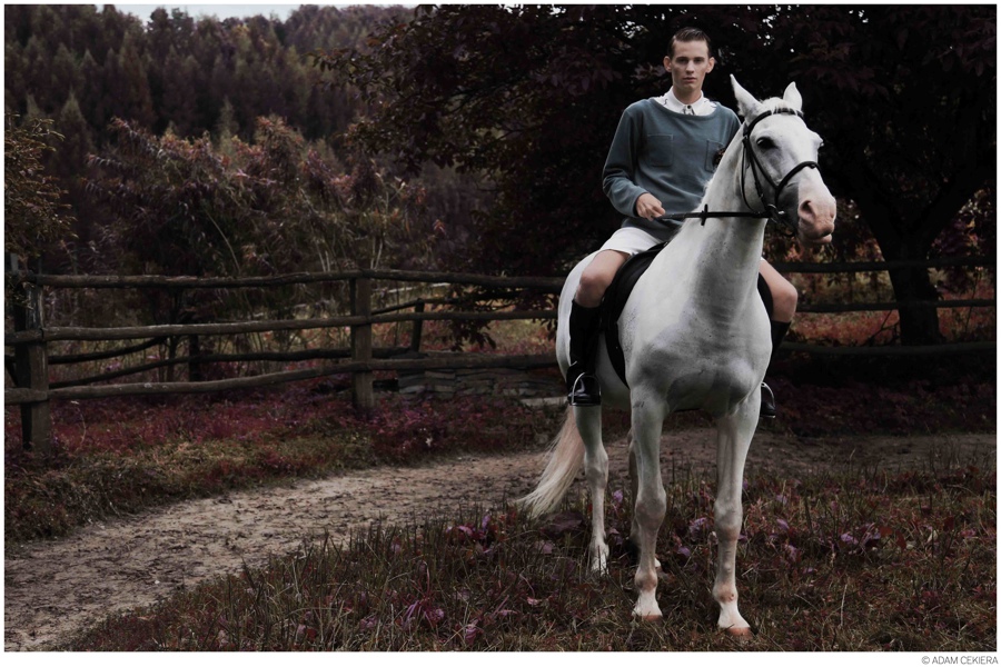 Martin + Marek Model Modern Equestrian Fashions for Photo Shoot by Adam ...