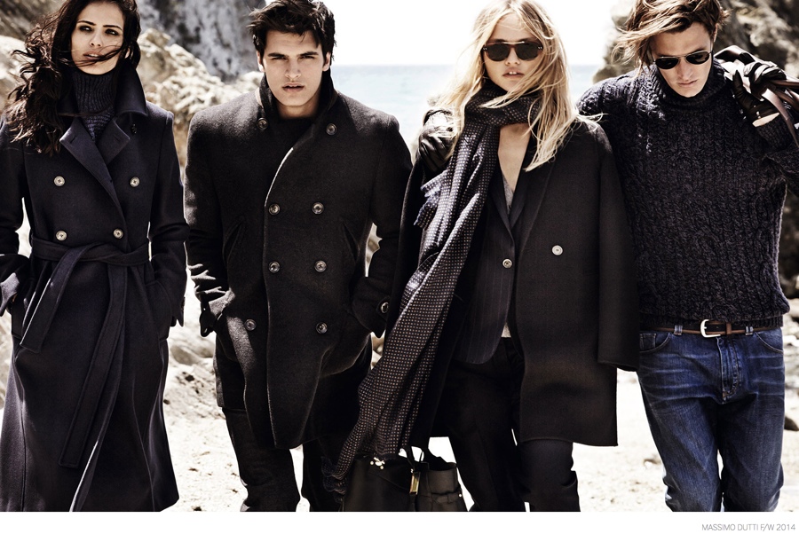 Classic Outerwear Featured in Massimo Dutti Fall/Winter 2014 Ad ...